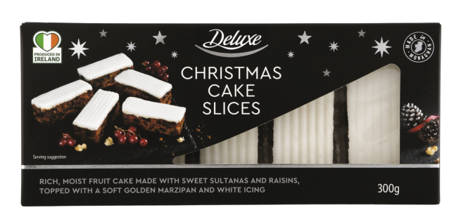 Lidl Deluxe Christmas Cake Slices 300g - Product - Guild of Fine Food