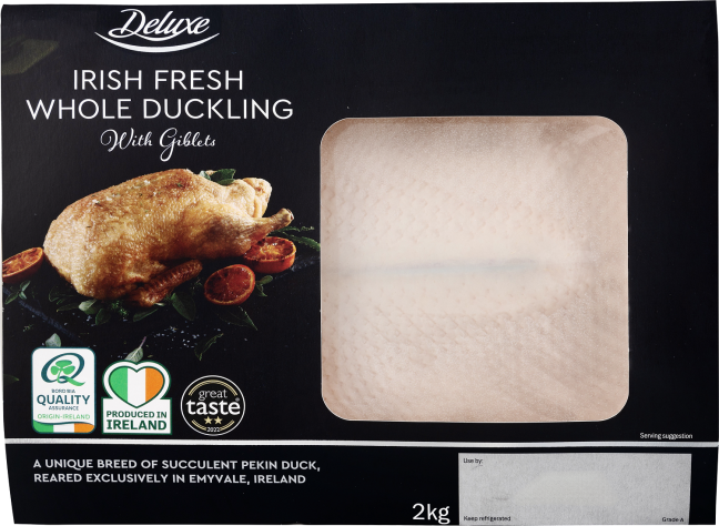 Lidl Deluxe Fresh Whole Irish Duckling 2kg - Product - Guild of Fine Food